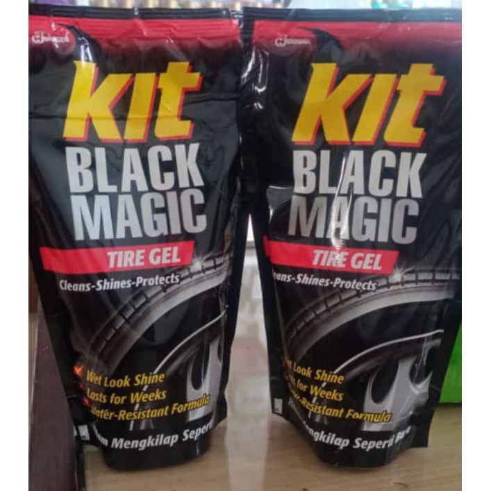 Jual KIT BLACK MAGIC TIRE GEL SEMIR PENGKILAP BAN 200 ml | Shopee Indonesia