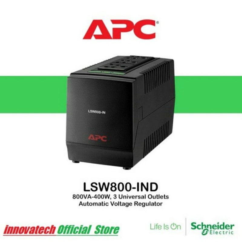 Jual APC LSW800-IND LSW800IND LSW800 800va 400watt Stabiliser ...