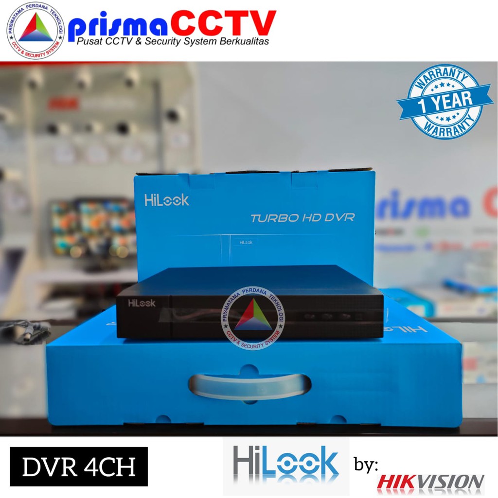 Jual DVR HiLook by Hikvision 4 Channel DVR-204G-F1 (S) | Shopee Indonesia