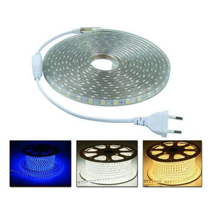 Jual 10M - Lampu LED strip LED Putih SMD 3014 - (60Led) | Shopee Indonesia