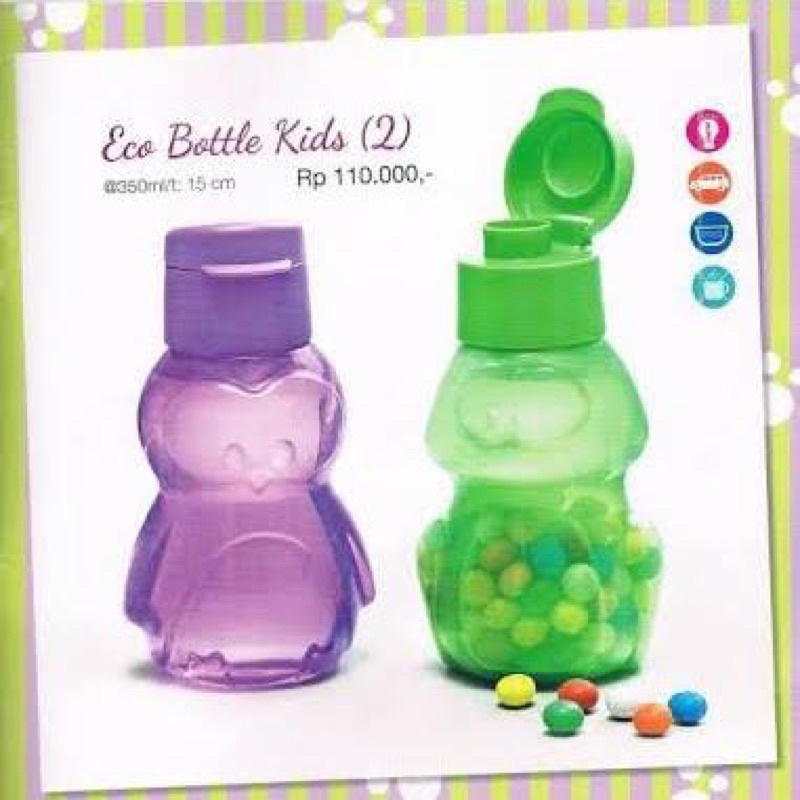 Jual TUPPERWARE ECO BOTTLE KIDS 350ML | Shopee Indonesia