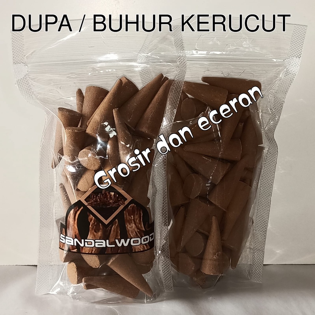 Jual Dupa kerucut buhur cendana bukhur aromaterapi wangi cendana isi 50 ...