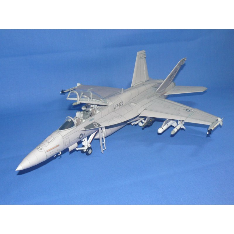 Jual DIY Model Kertas Militer Modern pesawat multirole Amerika F/A-18F ...