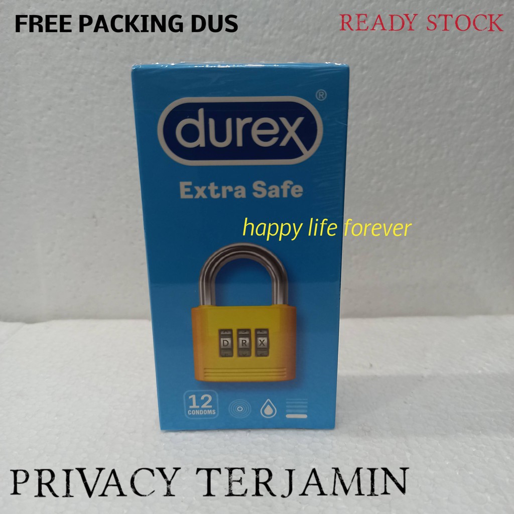 Jual Kondom Durex Extra Safe isi 12 - kontrasepsi sehat kb pria wanita | Shopee Indonesia