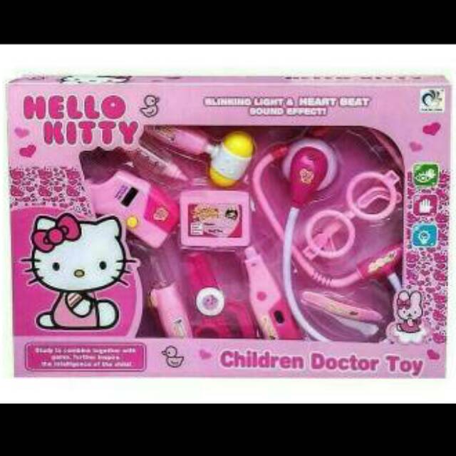 Jual Mainan dokter hello kitty doctor set hello kitty | Shopee Indonesia