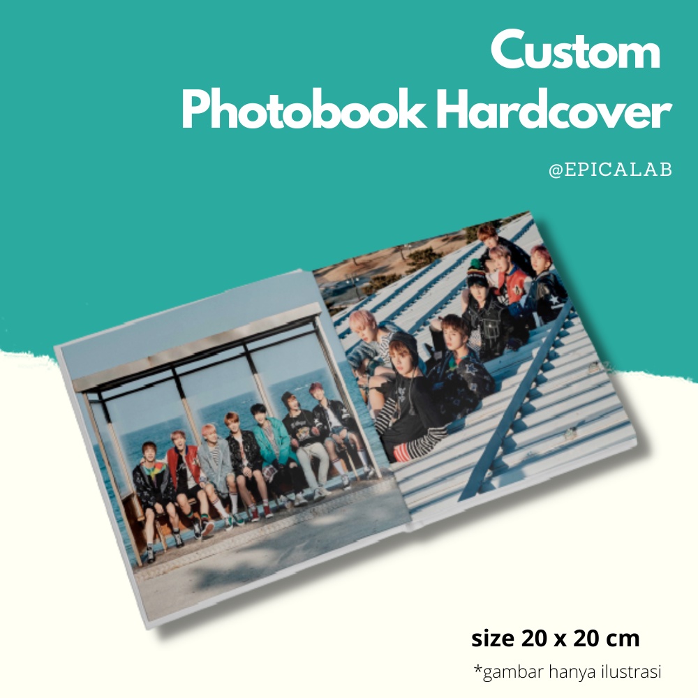 Jual (20x20 cm) Epicalab Photobook Custom Album Foto Pop Reguler Series ...