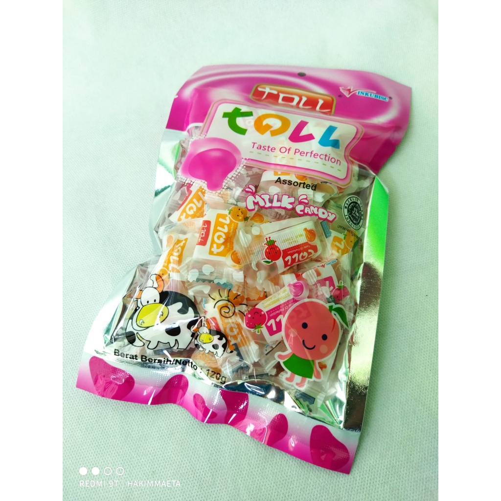 Jual Toll Milk Candy Assorted permen buah mix 120G | Shopee Indonesia