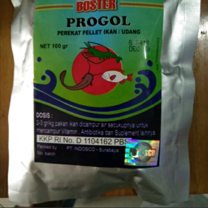 Jual Boster progol perekat pelet ikan & udang netto 100 gram | Shopee ...
