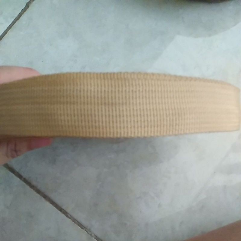 Jual Tali webbing PP lebar 2.5 cm HARGA PER 50CM | Shopee Indonesia