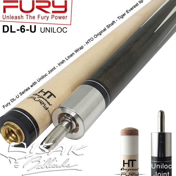 Jual Fury Dl-6 Maple Pool Cue - 13 Mm - Billiard Stick Stik Biliar ...