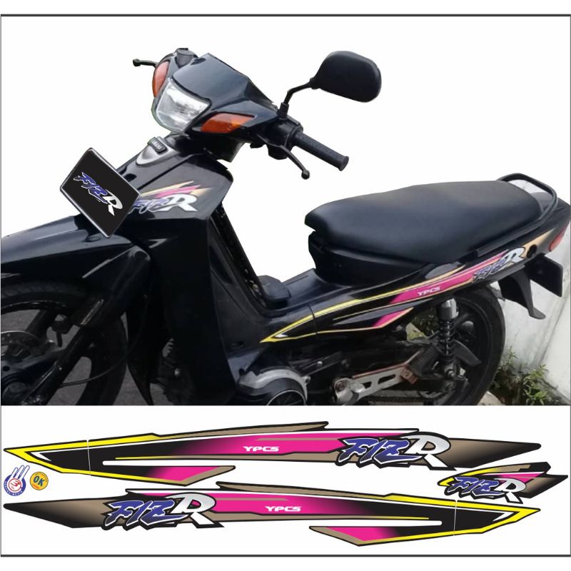 Jual STIKER STRIPING FIZ R 1997/1998 HITAM FIZ R PREMIUM | Shopee Indonesia