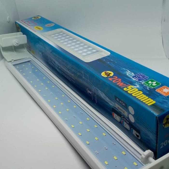 Jual Lampu Aquarium led Recent 50cm 20 watt 10000 kelvin Aquascape ...