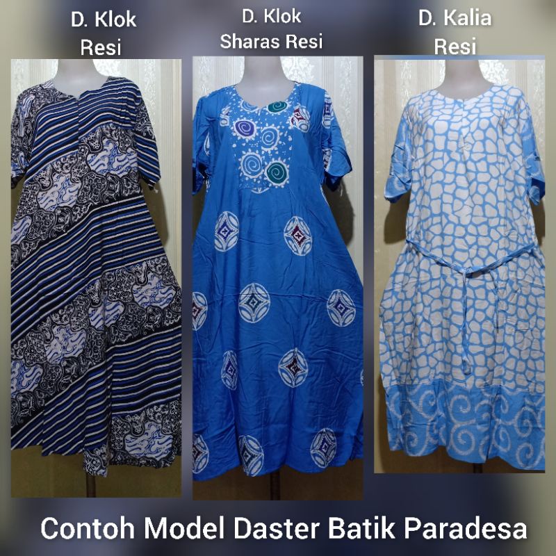 Jual Daster Model Klok Merk Batik Paradesa | Shopee Indonesia