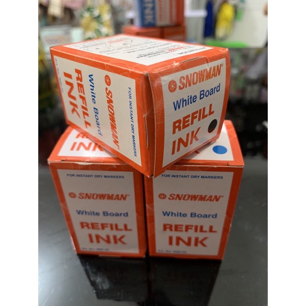 Jual Tinta spidol snowman whiteboard non permanent WBI-20 | Shopee ...