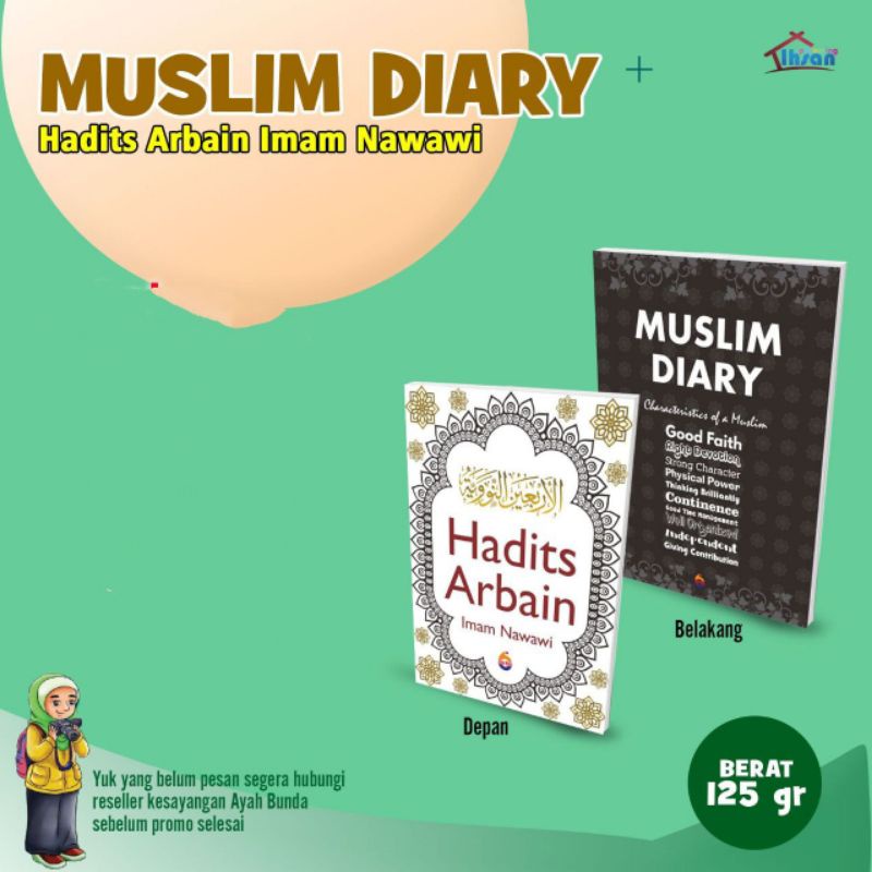 Jual Muslim Diary dan Hadits Arbain | Shopee Indonesia