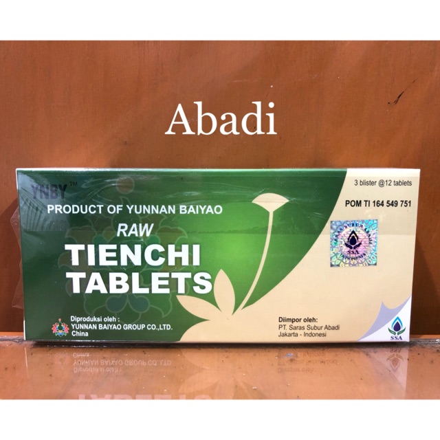 Jual Raw Tienchi Tablets - Obat Melancarkan Sirkulasi Darah | Shopee ...