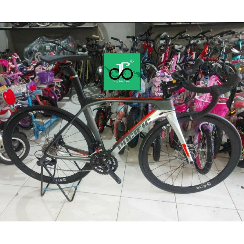Jual Sepeda Balap 700C Pacific Whizz Carbon TERBARU | Shopee Indonesia