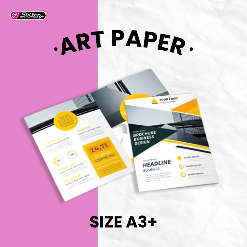 Jual PRINT ART PAPER A3+ (48 x 33cm) FULL COLOUR MURAH | Shopee Indonesia