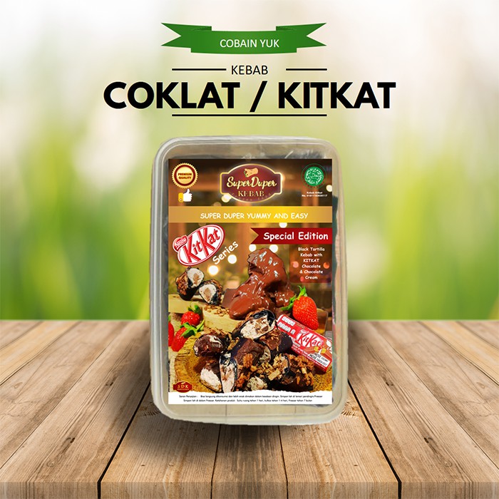 Jual Kebab Frozen Coklat (Kitkat) - Super Duper Kebab (SDK) | Shopee ...