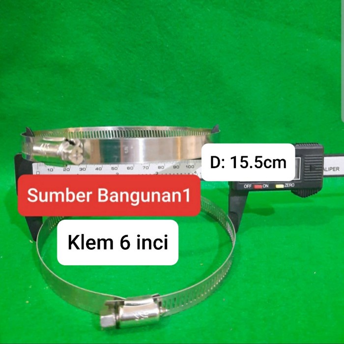 Jual Limited Klem Bulat 6 Inch Besi Klem Ring Penjepit Pipa Pralon ...