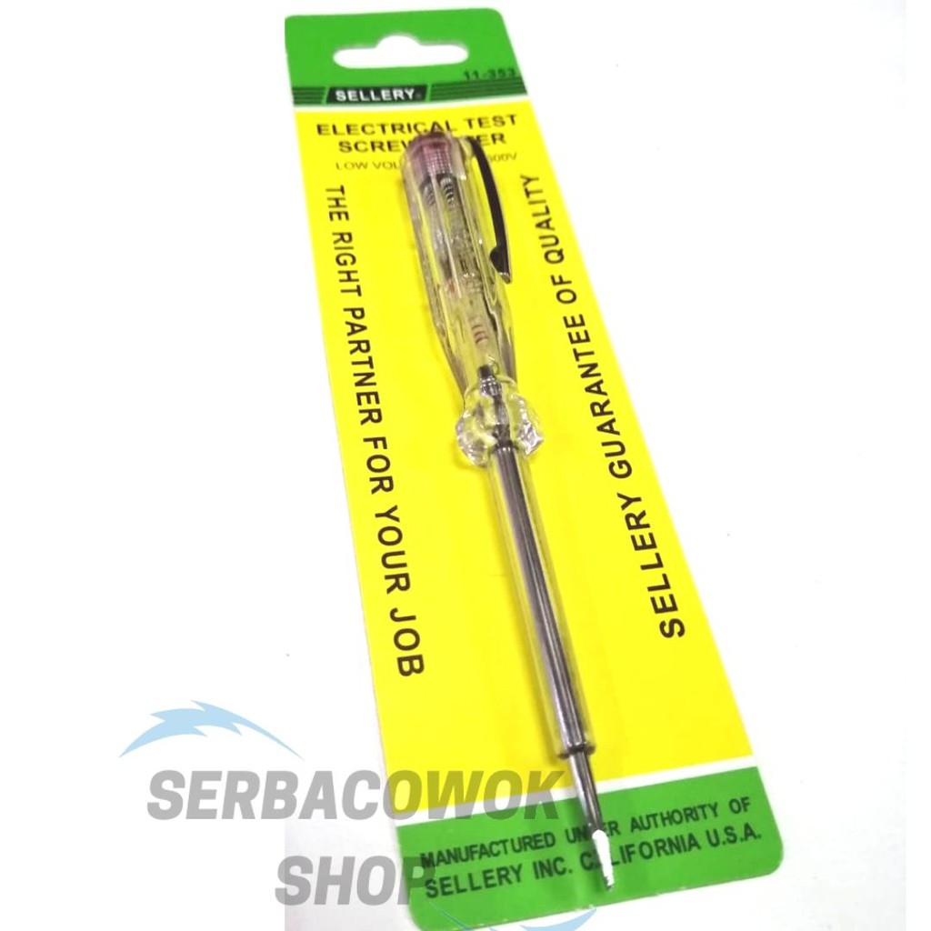 Jual Tespen Elektrikal Test Screwdriver Low Voltage 100- 500 Volt ...