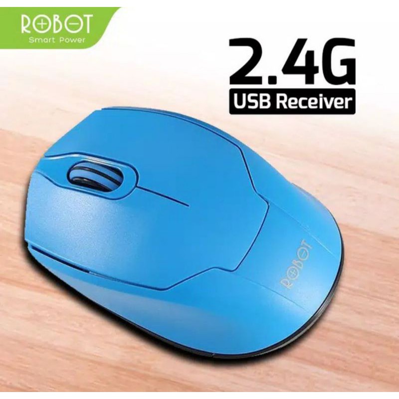 Jual Mouse Wireless Robot M310 2.4G Mute Mouse koneksi 20 meter ...