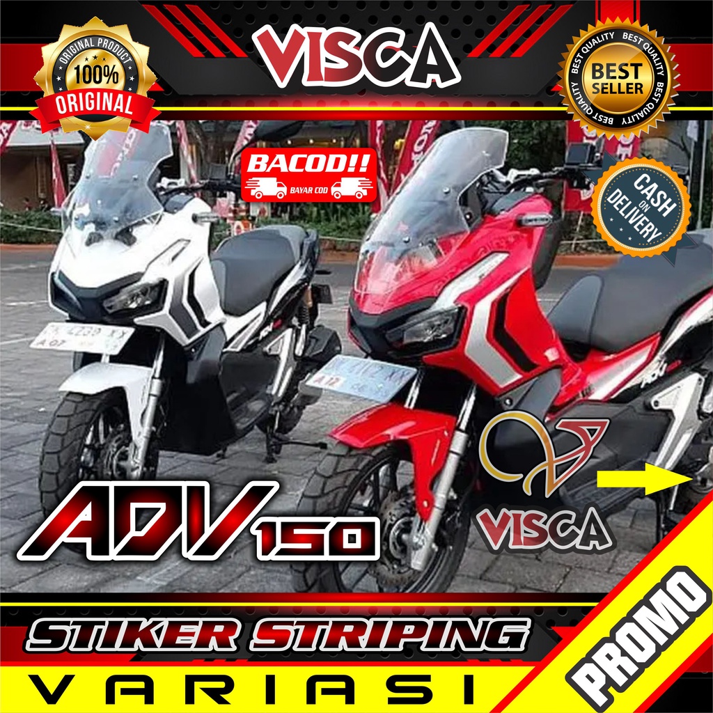 Jual Striping Adv 150 - Stiker Sticker Striping Variasi Lis Honda Adv ...