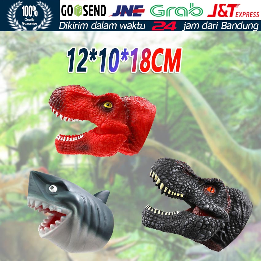 Jual Mainan Dinosaurus Anak Boneka Tangan Dino Hand Puppet Dinosaur ...