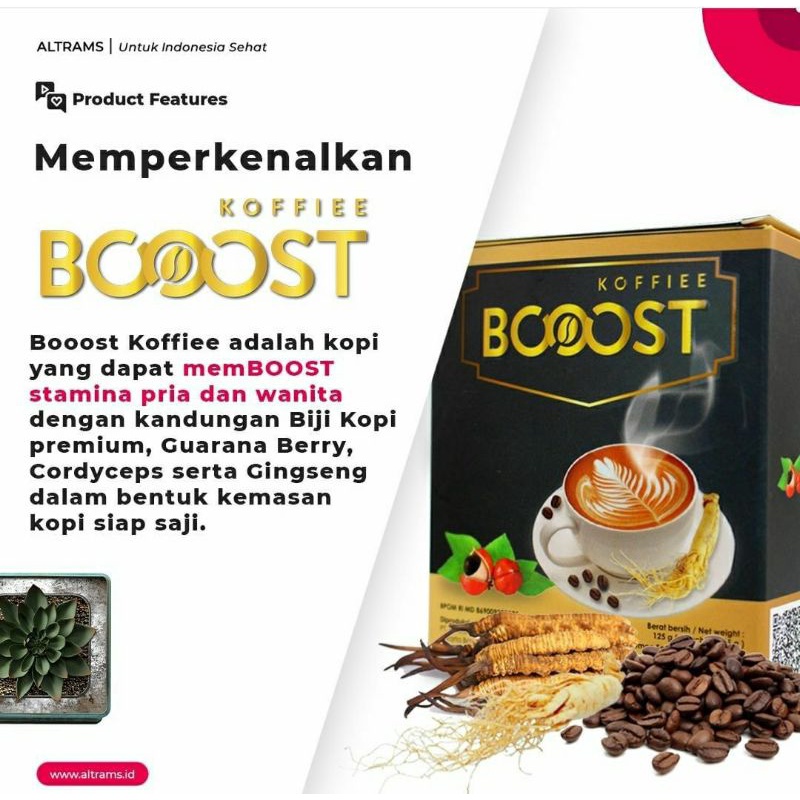 Jual Booost Kopi (Kopi stamina 20 sachet) | Shopee Indonesia
