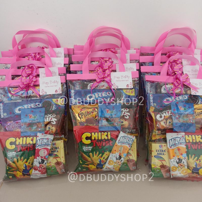 Jual Snack Ultah Anak Susu Kotak Murah Goodie Bag Hemat Bingkisan ...