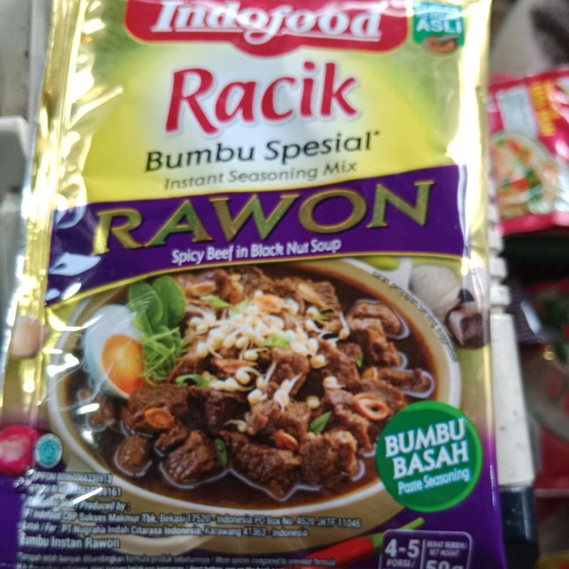 Jual Indofood Racik Bumbu Instan 45G (Rendang, Kare, Soto Ayam, Opor ...