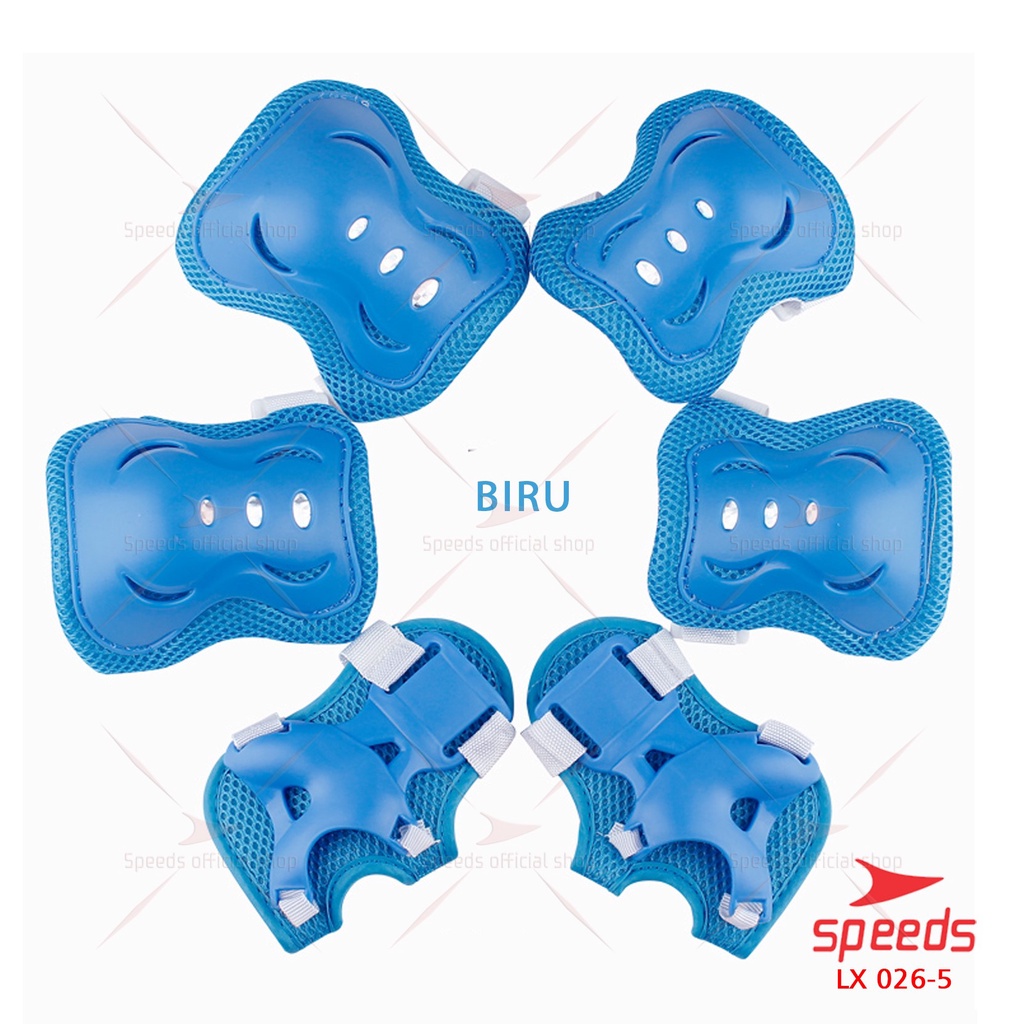 Jual SPEEDS Set Deker Dekker Deckker Anak Inline Pelindung Lutut Siku ...
