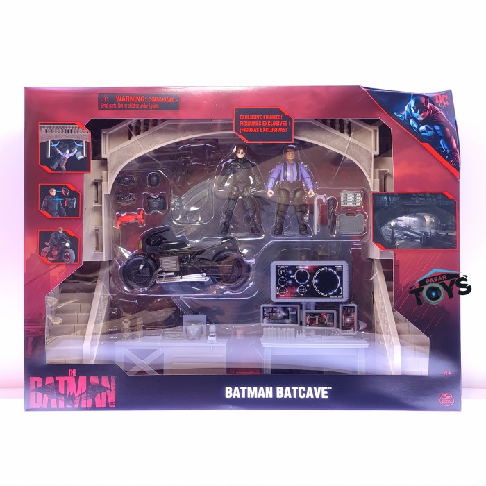 Jual DC Comics The Batman Batcave with Exclusive Batman and Penguin ...