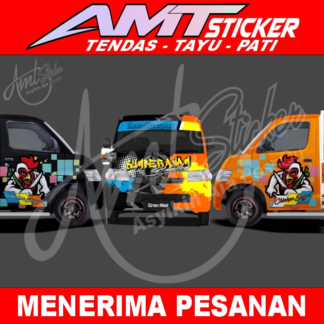 Jual [TERBARU] STICKER DECAL FULL KABIN PICK UP DAIHATSU GRAN MAX ...