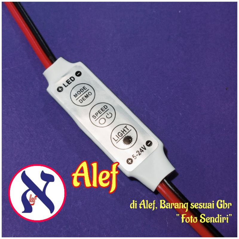 Jual dimmer otomatis controller led 5 - 24 12 volt brightness single ...