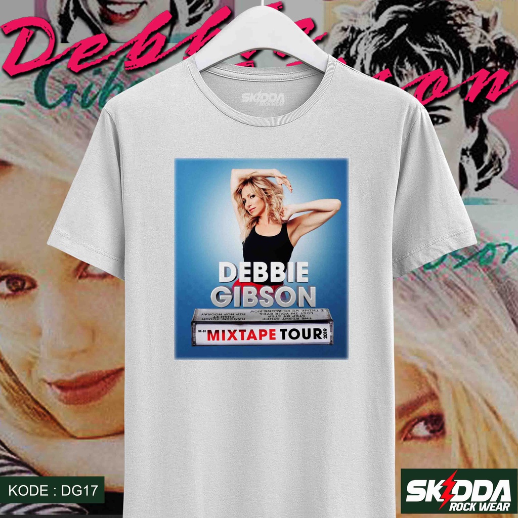Jual T Shirt Kaos Lady Singer DEBBIE GIBSON – Mix Tape Tour - Premium ...