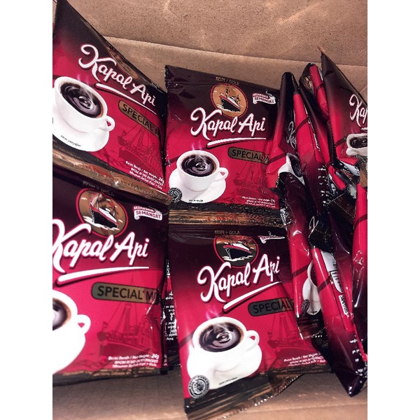 Jual Kopi Kapal Api Spesial Mix Luwak White Coffe Kopi ABC Susu Satuan ...