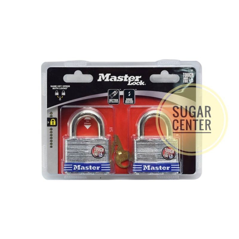 Jual Master Lock Gembok Besi Laminasi 2x2 Inci/Gembok Rumah/Gembok ...