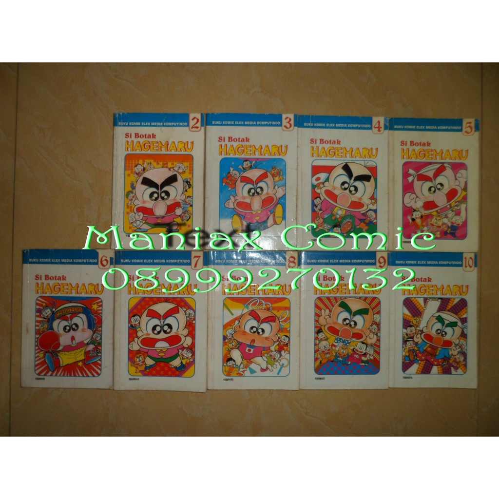 Jual Komik Si Botak Hagemaru 1-10 Tamat ( minus no 1 ) | Shopee Indonesia