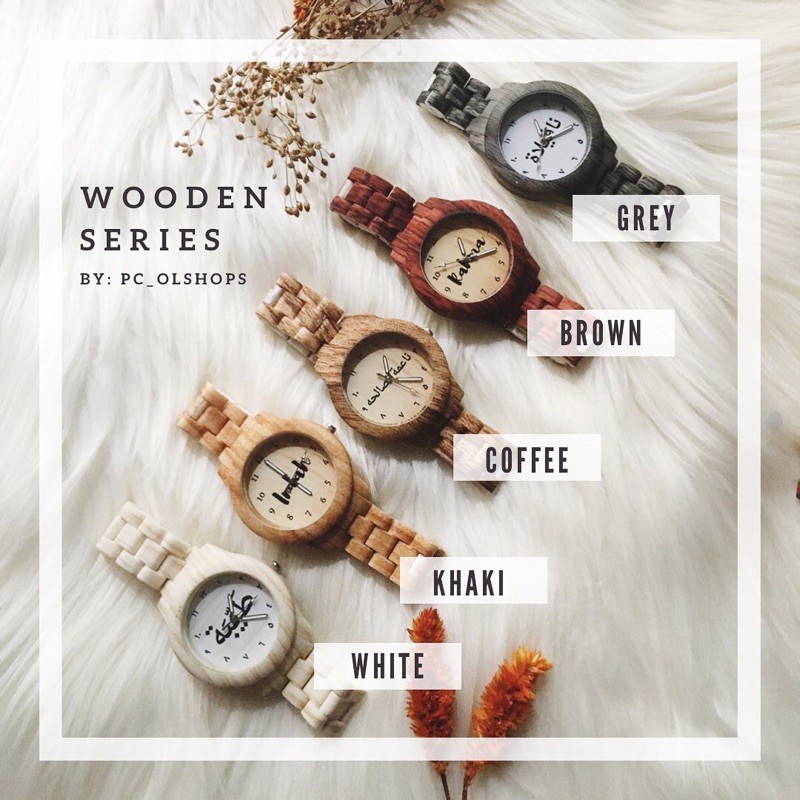 Jual Jam Tangan Kayu Custom | Shopee Indonesia
