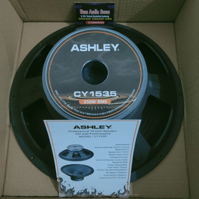 Jual Speaker Professional Ashley 15" CY1535 Woofer 15 inch Original CY ...