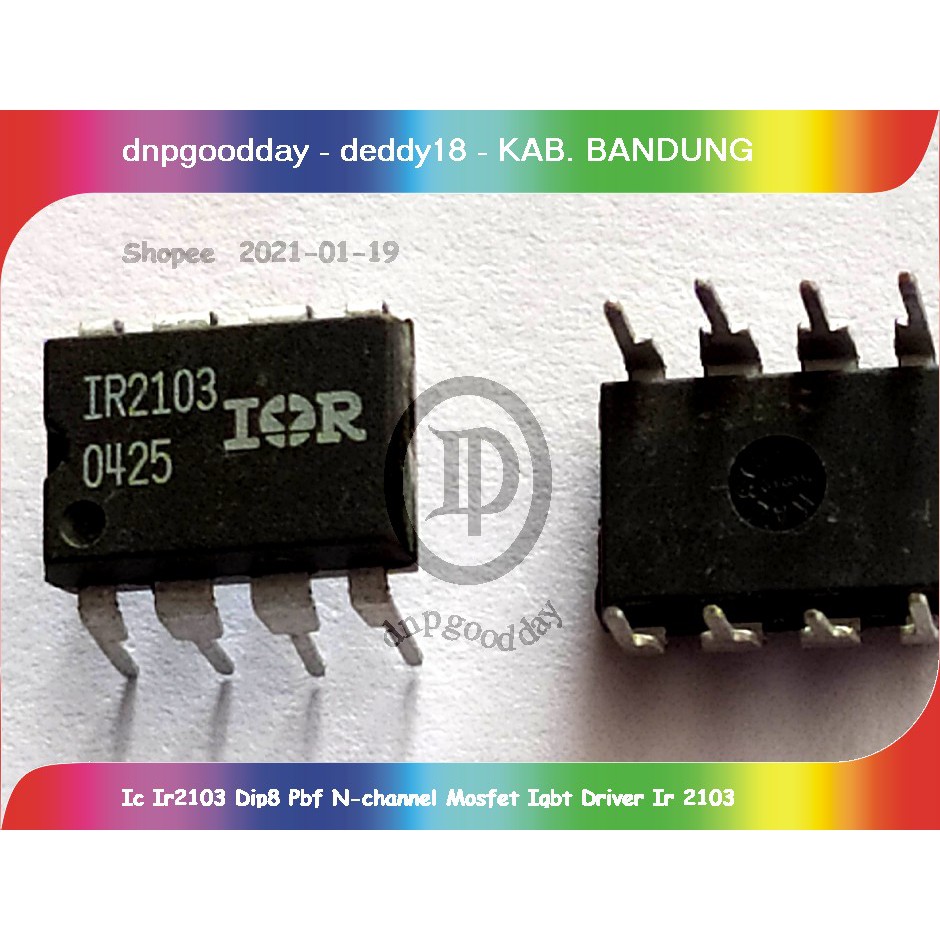 Jual Ic Ir2103 Dip8 Pbf N-channel Mosfet Igbt Driver Ir 2103 | Shopee ...