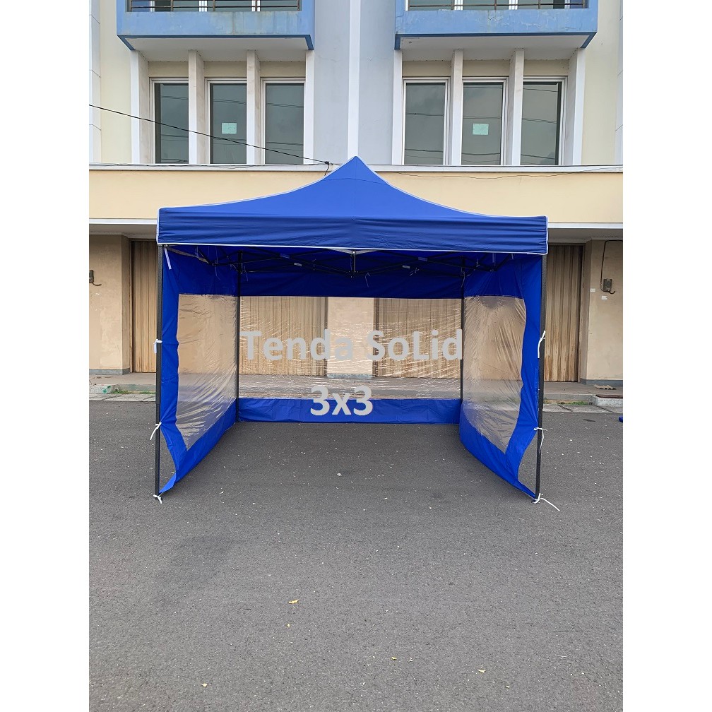 Jual Tenda Lipat 3x3 Lengkap Dinding Mika | Shopee Indonesia