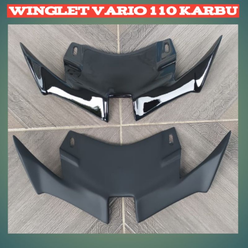 Jual Variasi motor Winglet honda vario 110 karbu sayap variasi | Shopee ...