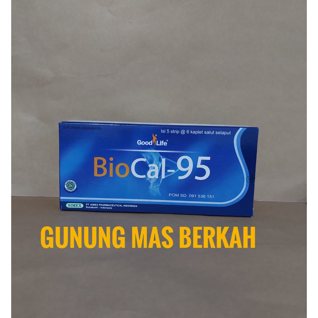 Jual BIO CAL BIOCAL 95 Bio cal 95 Kaplet - Memelihara kesehatan tulang ...