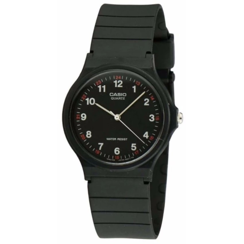Jual Casio General MQ-24-1B / MQ24-1B / MQ-24 Jam Tangan Unisex Analog Karet Hitam Angka (Dapat ...