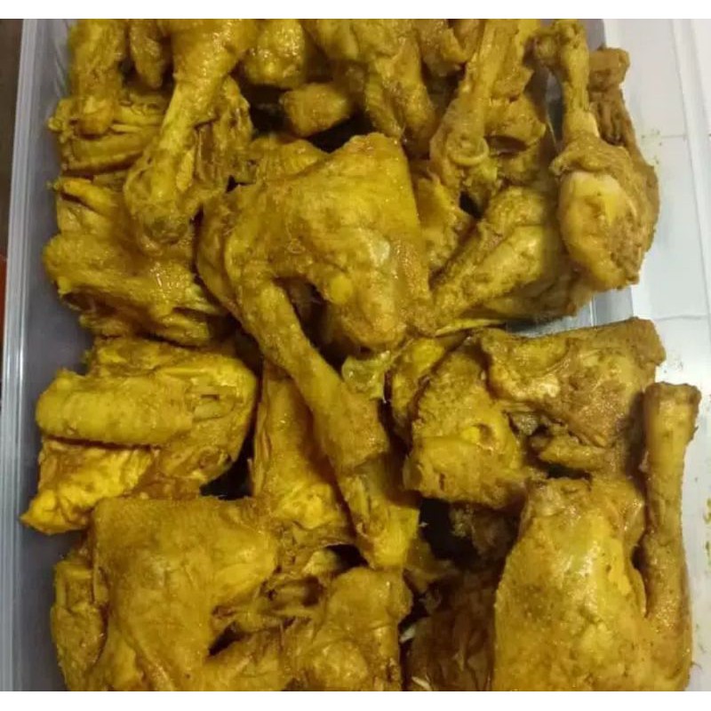 Jual Ayam Ungkep Kalasan Bumbu Kuning / Rempah Lengkuas Kuning 1pcs ...