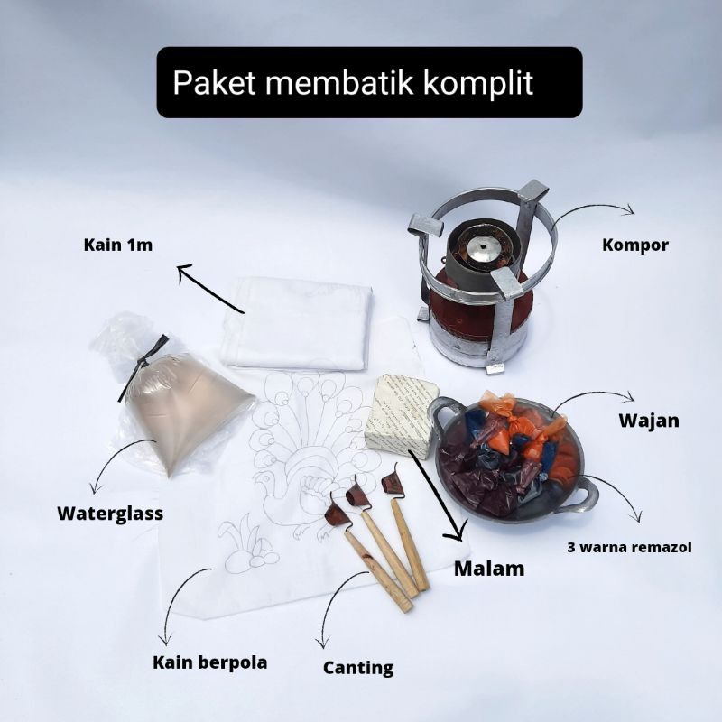Jual BATIK LENGKAP /PAKET ALAT BATIK LENGKAP & HEMAT | Shopee Indonesia