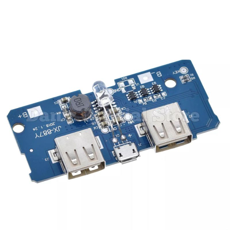 Jual Modul Powerbank 2 Output 5V 2A Module DIY powerbank 2 Output Modul ...