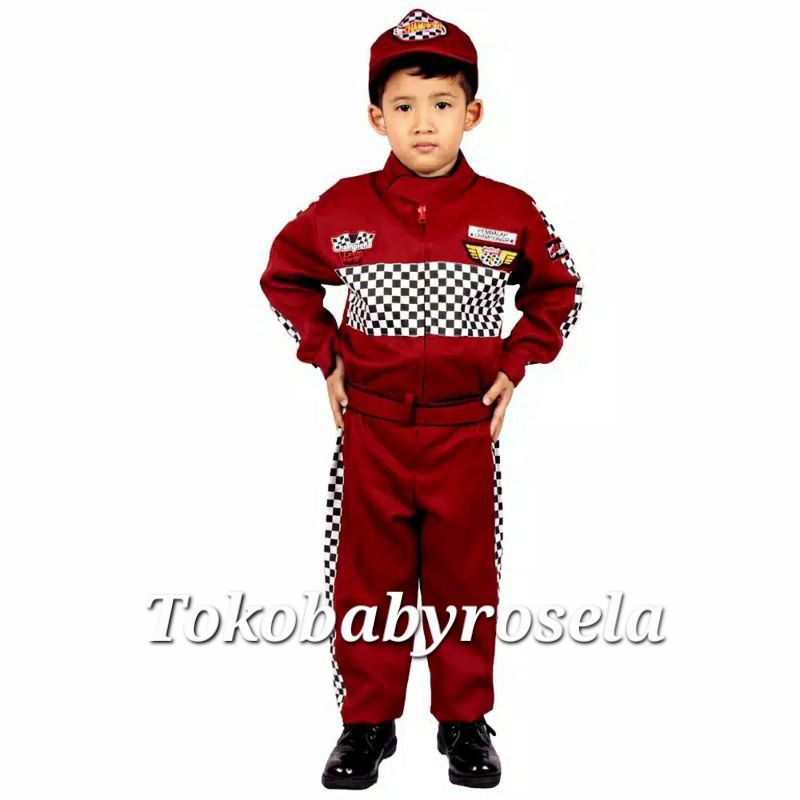 Jual Baju kostum profesi pembalap/ raicing anak laki - laki | Shopee ...